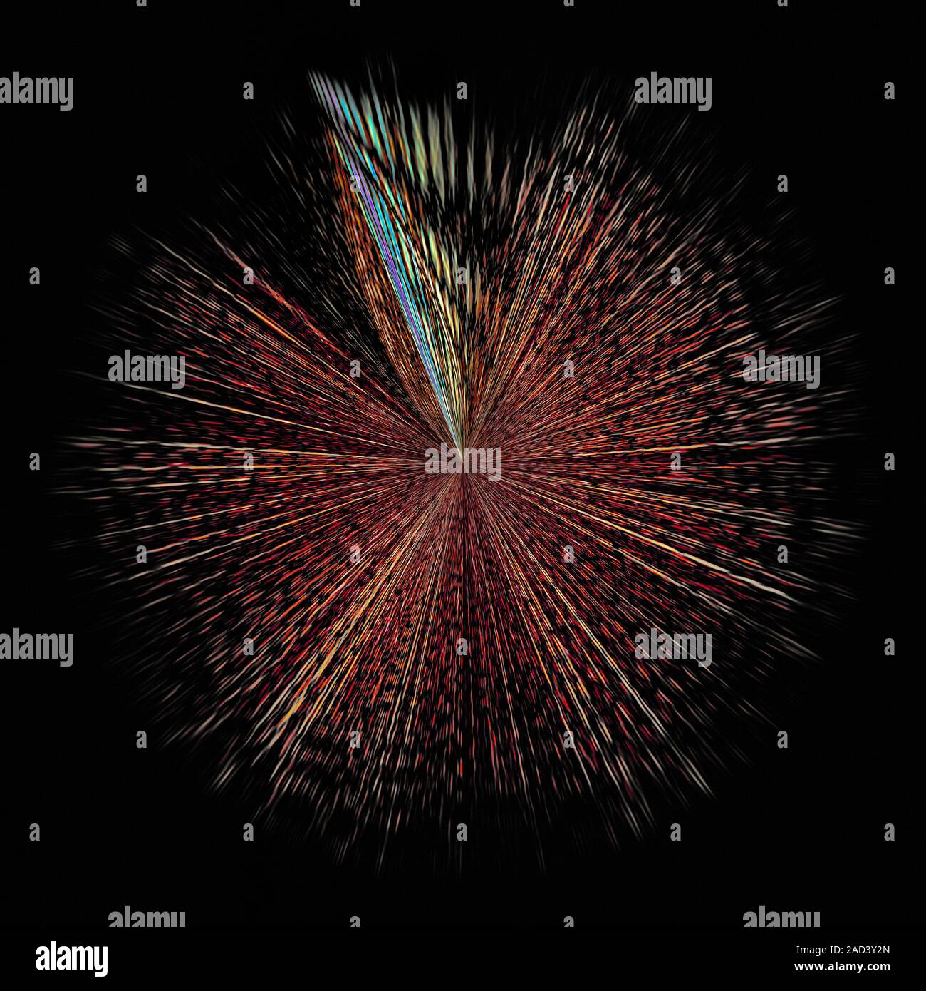 Black holes merging, wavelet graph. The black hole merger produced ...