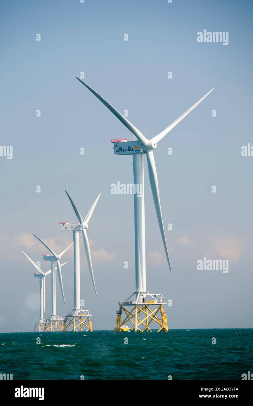 The Ormonde Offshore Wind Farm is currently being built in the Irish ...