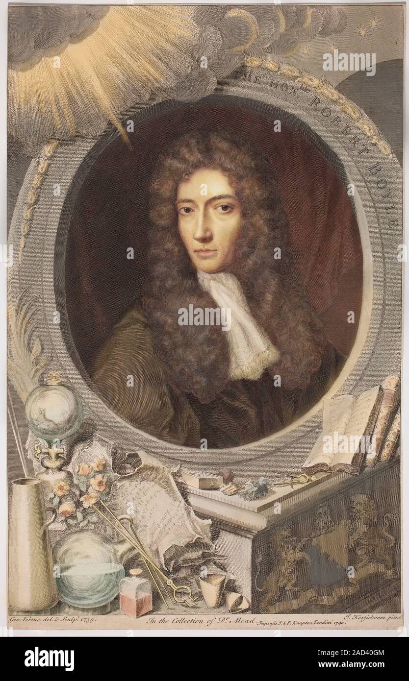 Robert Boyle (1627-1691), Anglo-Irish chemist, physicist and inventor ...