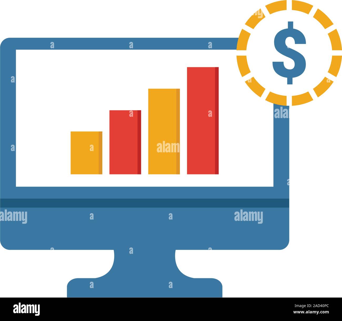 Growth Stock icon. Simple element from personal finance icons ...