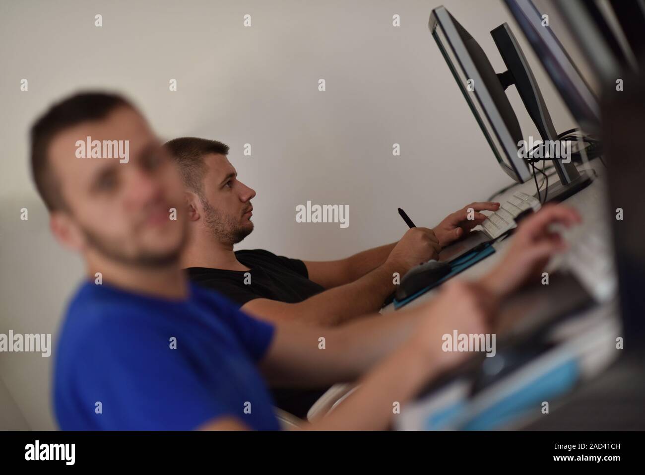 graphic designer at work Stock Photo - Alamy
