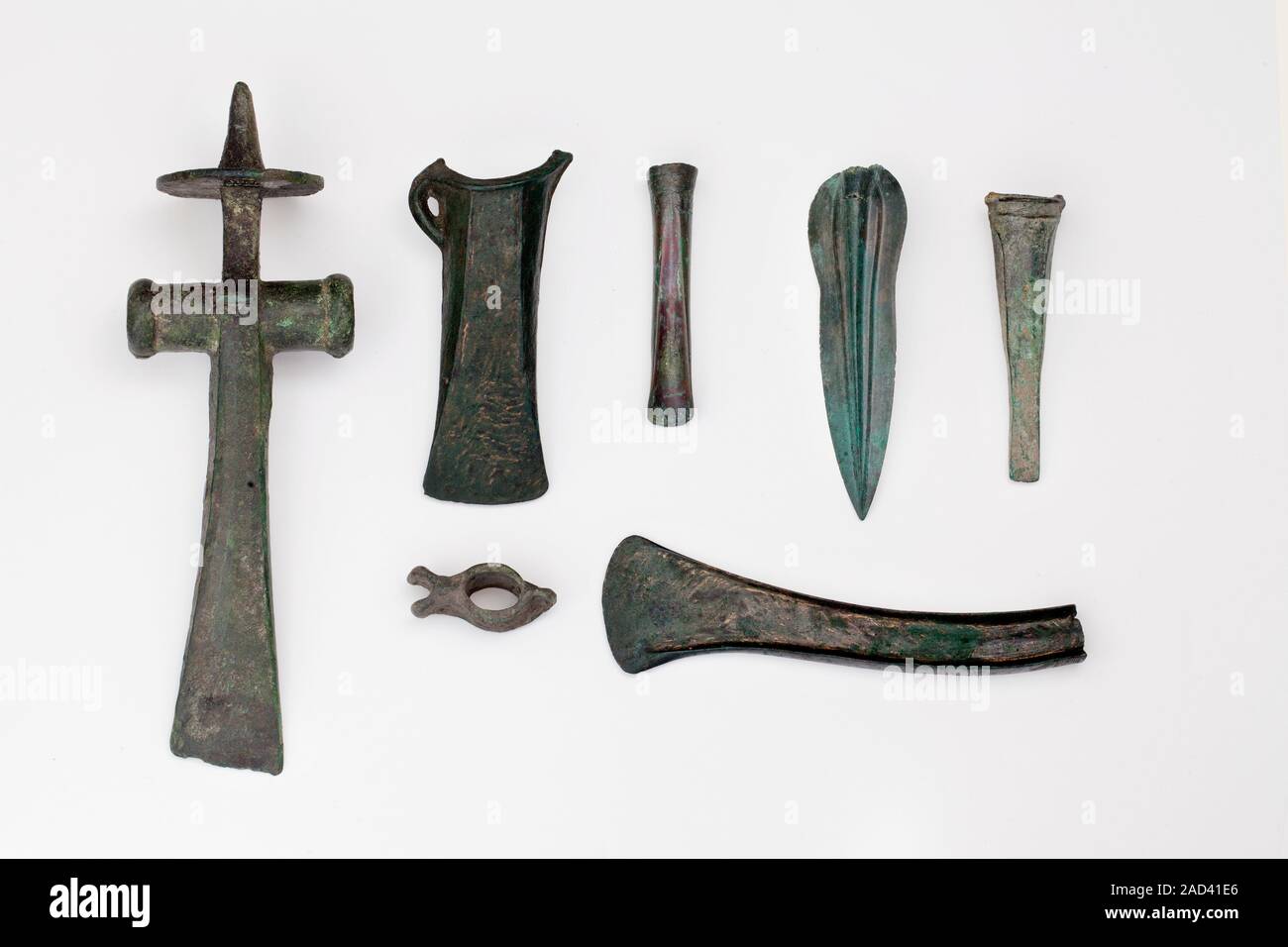 A group of bronze age tools to show a variety of functions. 1 - Eastern ...
