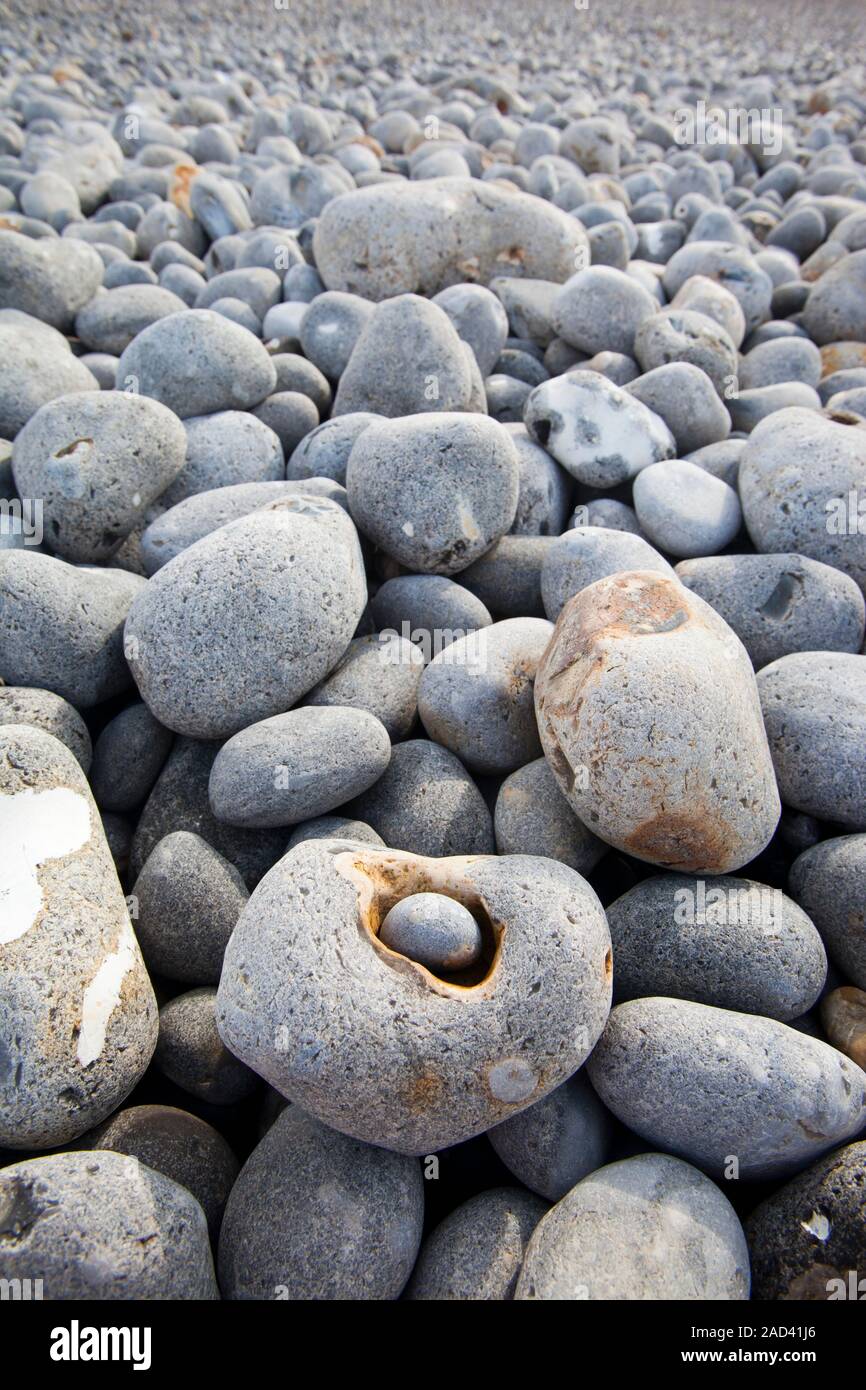 Flint pebbles on Sheringham beach, Norfolk, UK Stock Photo - Alamy