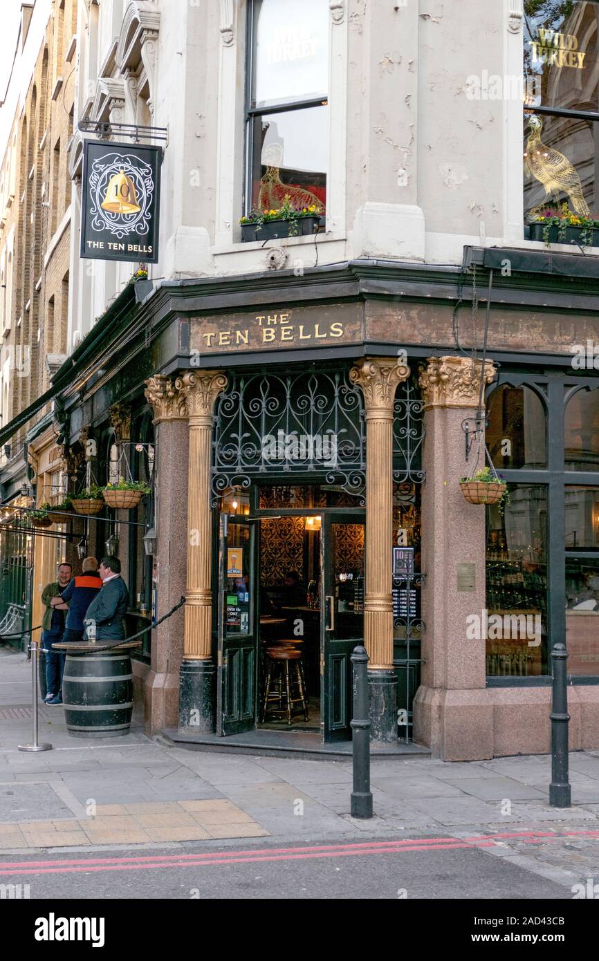 The famous Fournier Street in the East End of London, England. Located ...