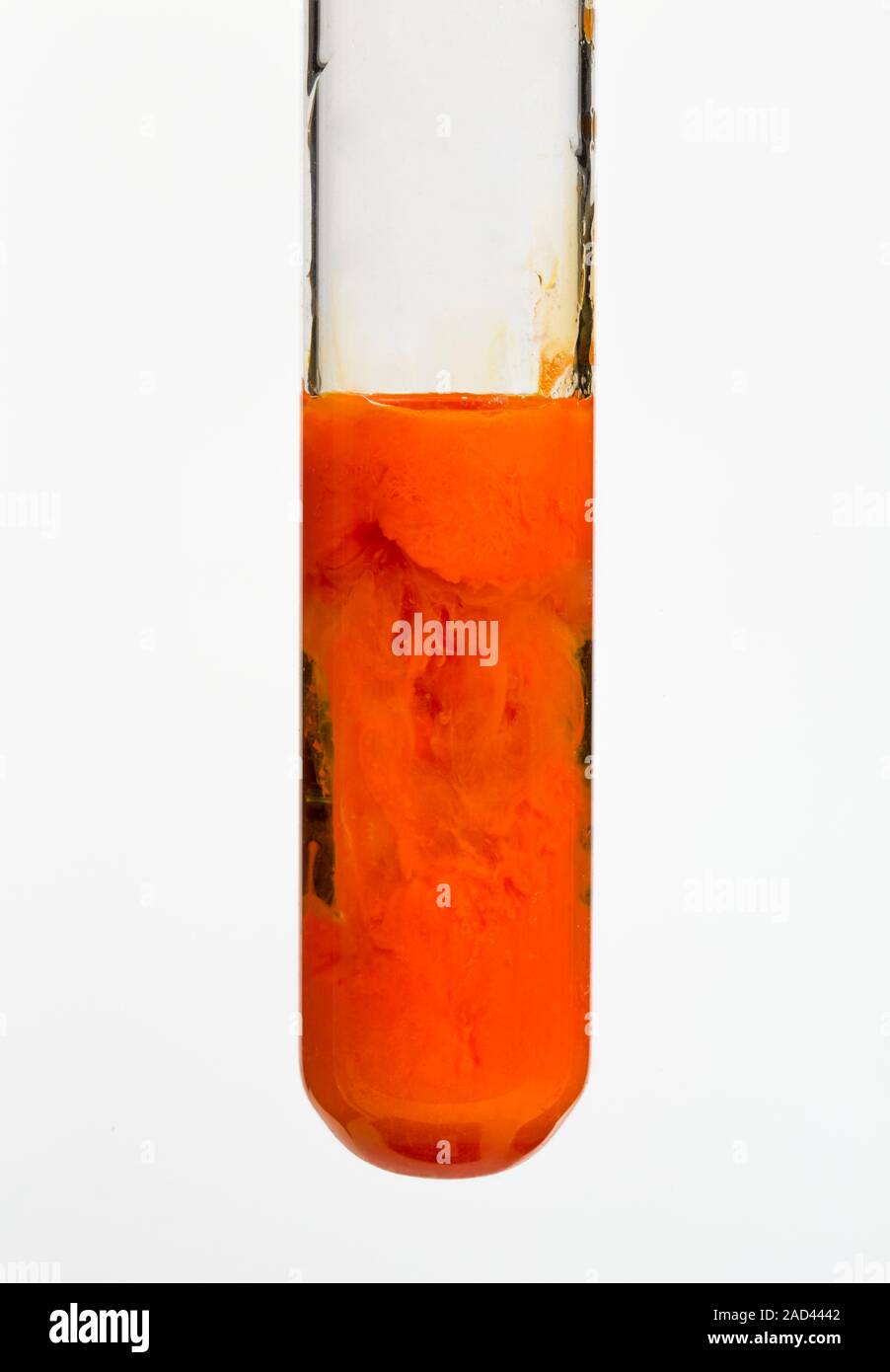 The end of the reaction of ethanal with Brady's reagent ...