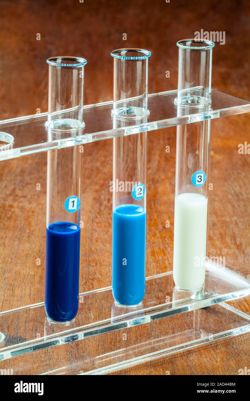 Methylene blue reduction time. In the reaction, protease breaks down ...