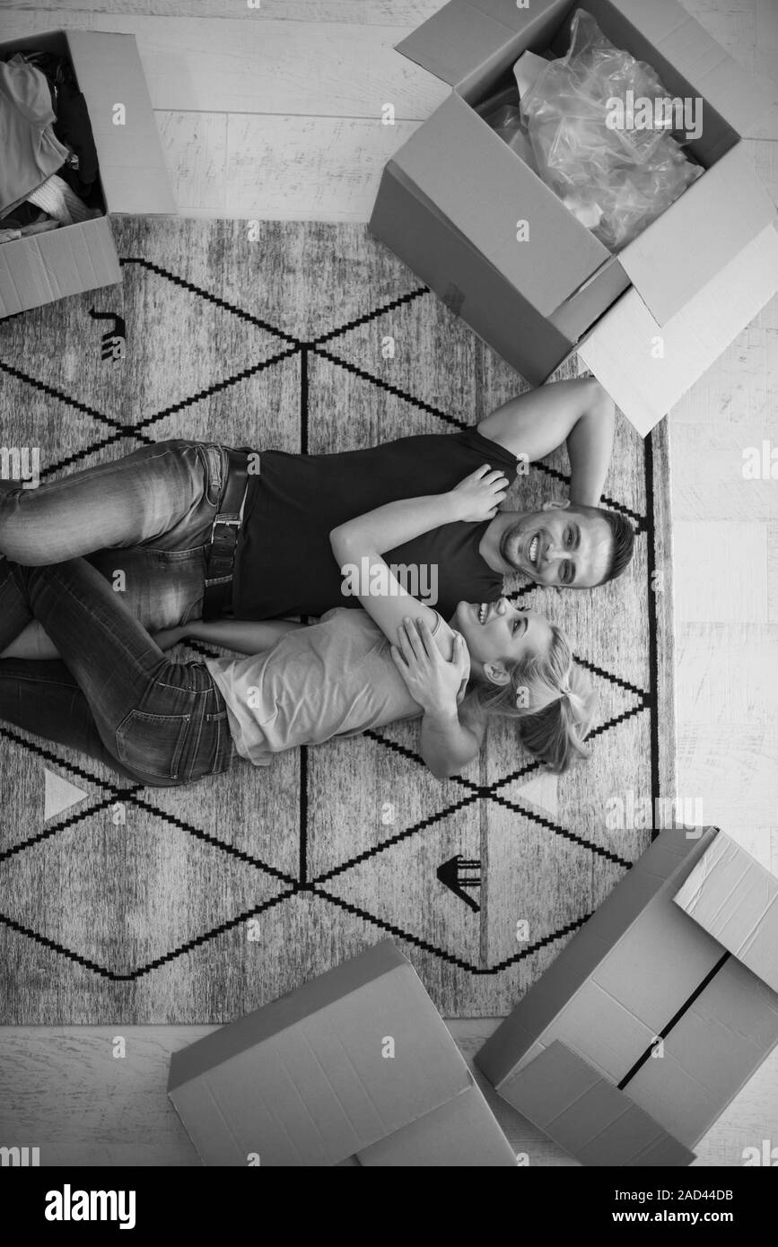 Top view portrait attractive Black and White Stock Photos & Images - Alamy