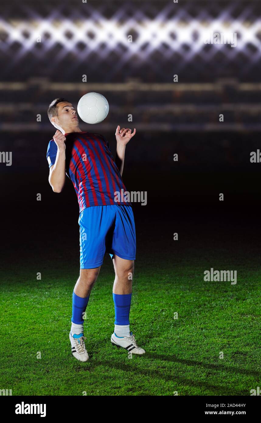football player in action Stock Photo - Alamy