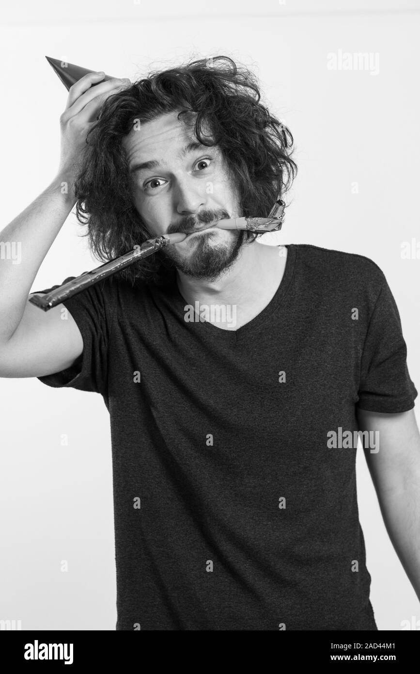 Man whistle Black and White Stock Photos & Images - Alamy