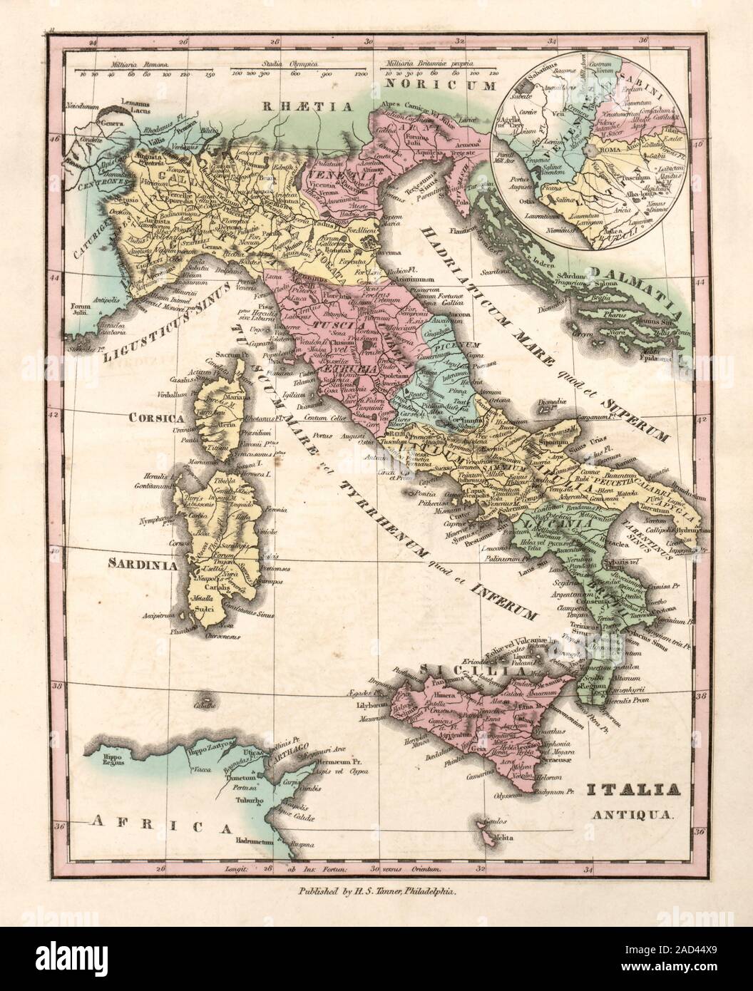 Italian Peninsula Map
