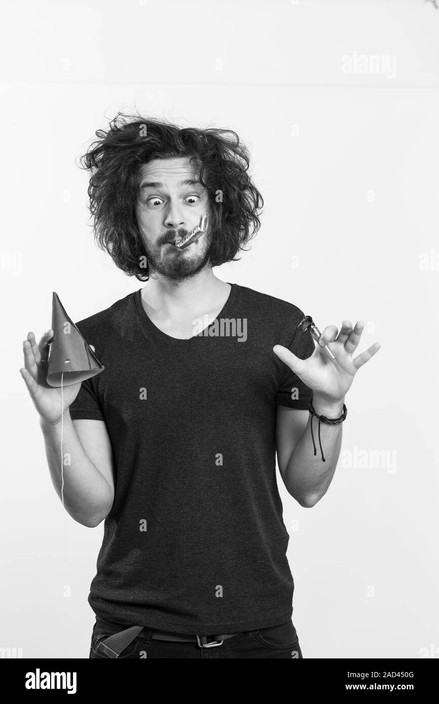 Man whistle Black and White Stock Photos & Images - Alamy