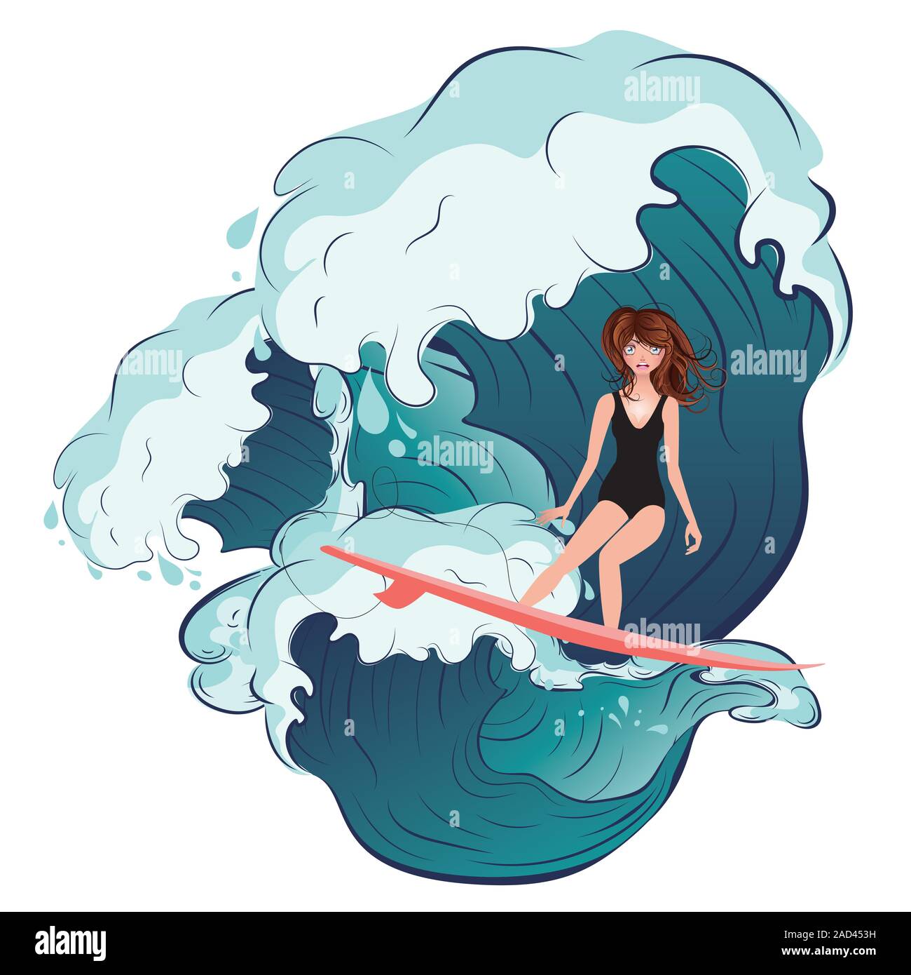 Vintage big wave surfer hi-res stock photography and images - Alamy