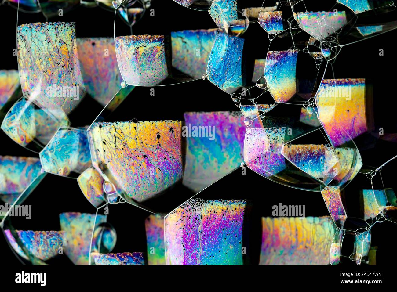 Soap bubble iridescence. Iridescence is the property of certain ...