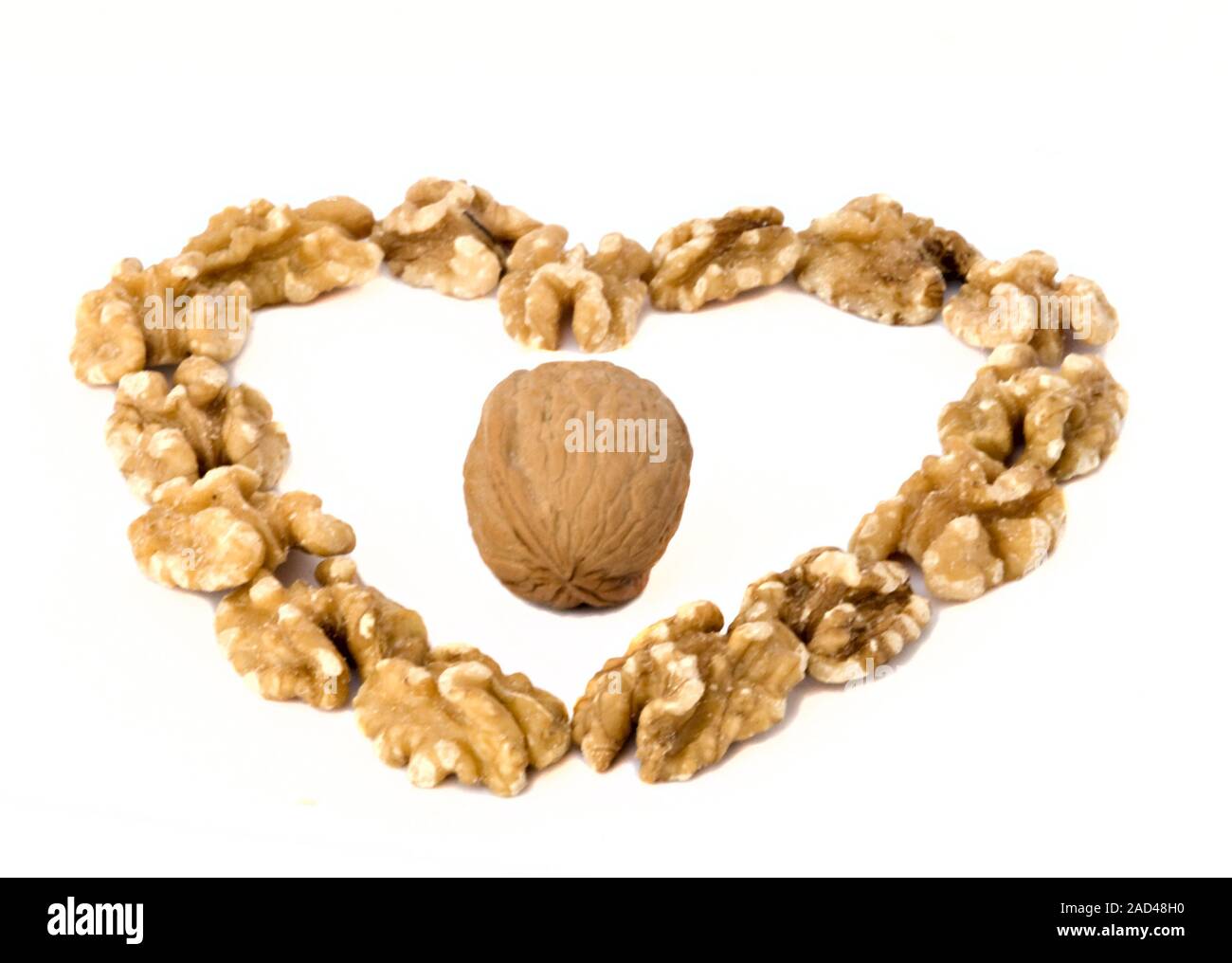 Close up walnuts juglans Cut Out Stock Images & Pictures - Alamy