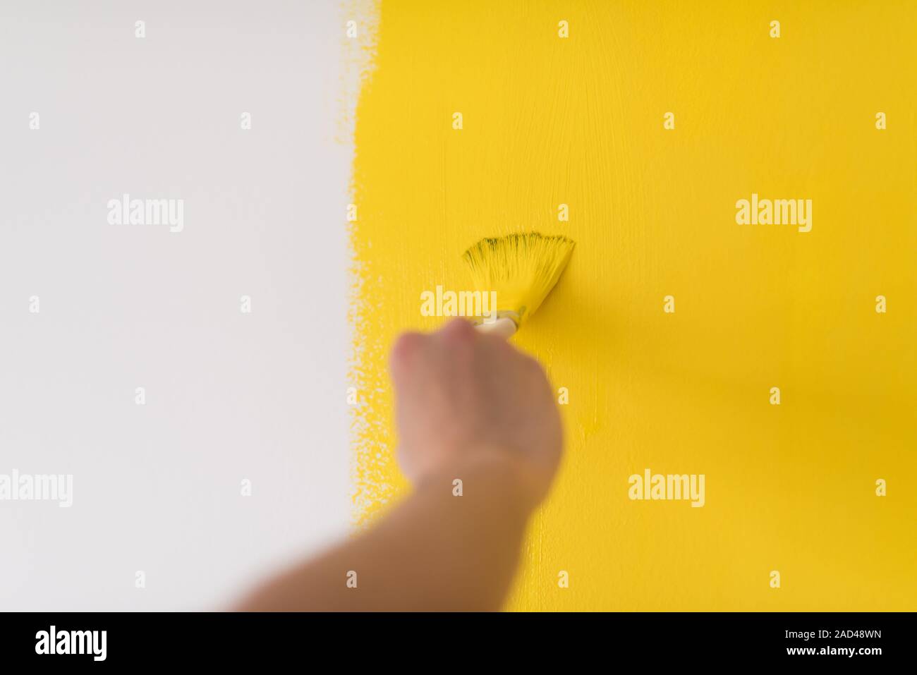 hand painting wall Stock Photo - Alamy