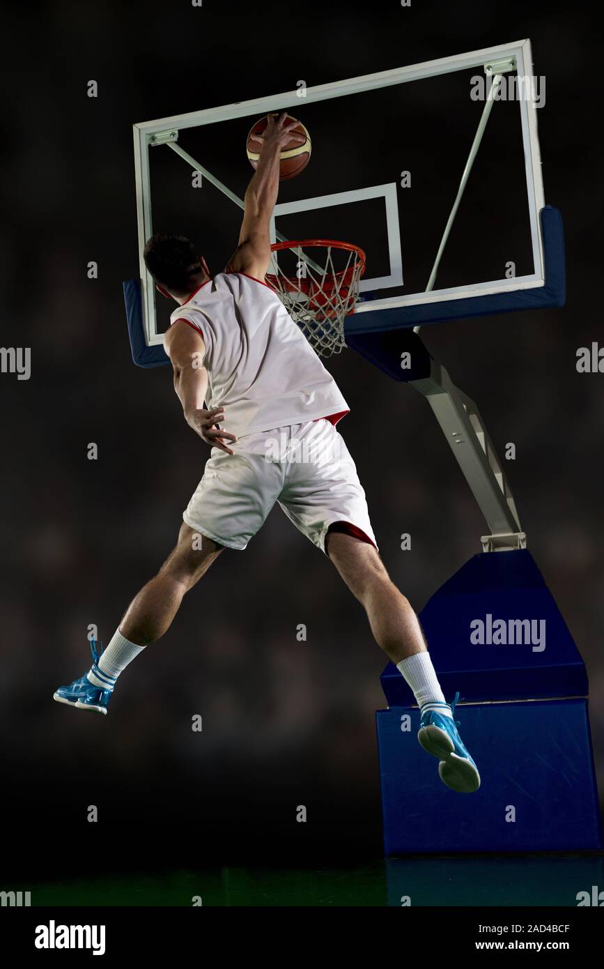 basketball player in action Stock Photo - Alamy