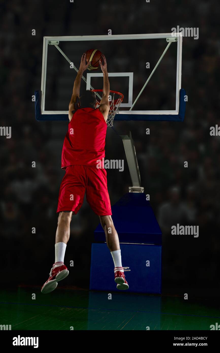 basketball player in action Stock Photo - Alamy