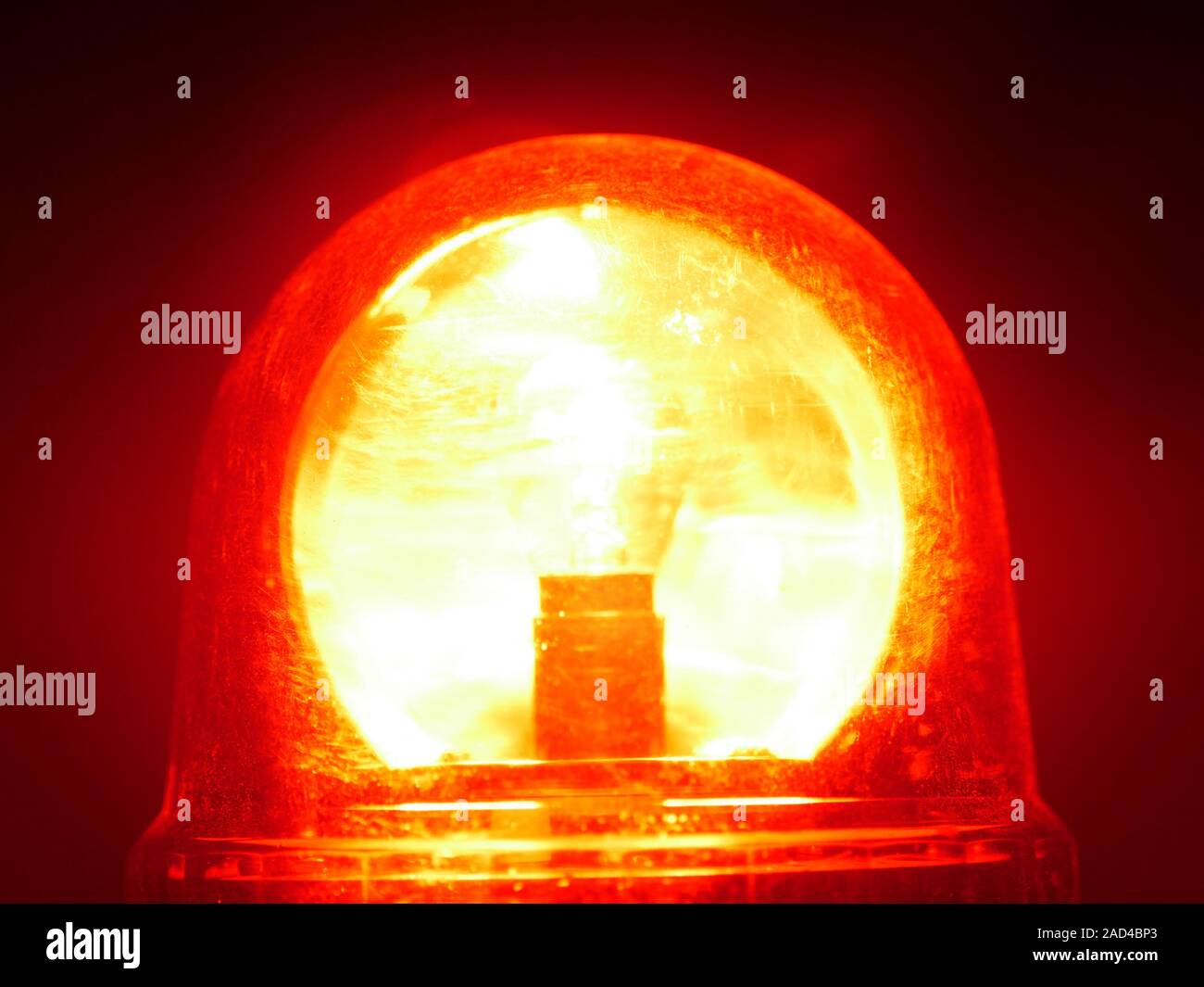 Red flash light in a night Stock Photo - Alamy