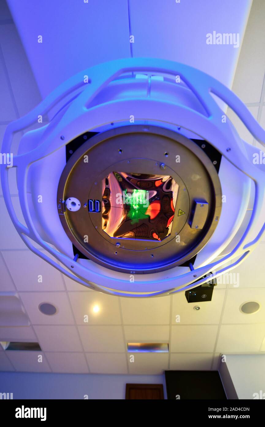 Radiotherapy machine. Linear accelerator used in radiotherapy cancer ...