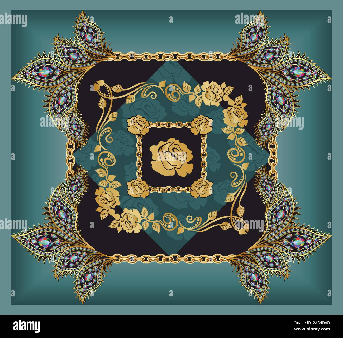 Victorian shawl Stock Vector Images - Alamy