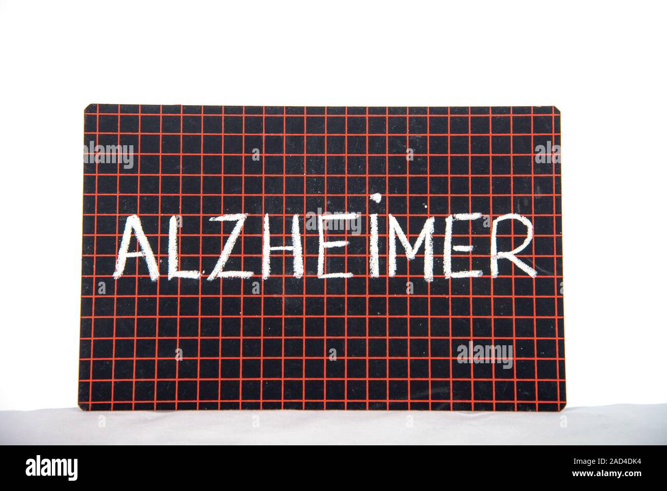 Alzheimer's disease, conceptual image. Alzheimer's disease is caused by ...