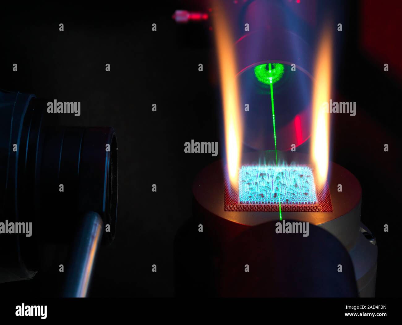 Standard test flame calibration. Standard flame used at the UK's ...
