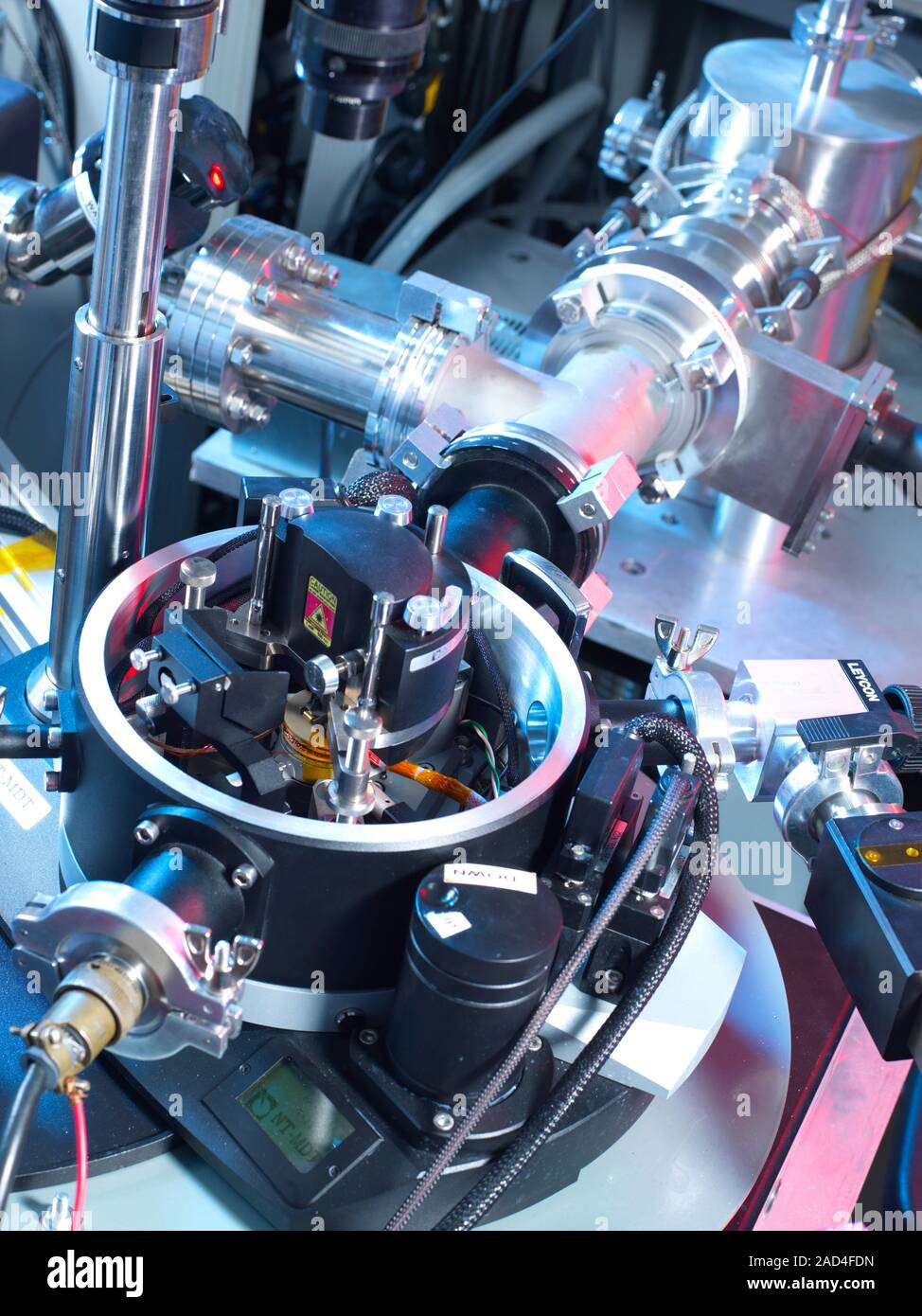 Graphene metrology. Environmental scanning probe microscope being used ...