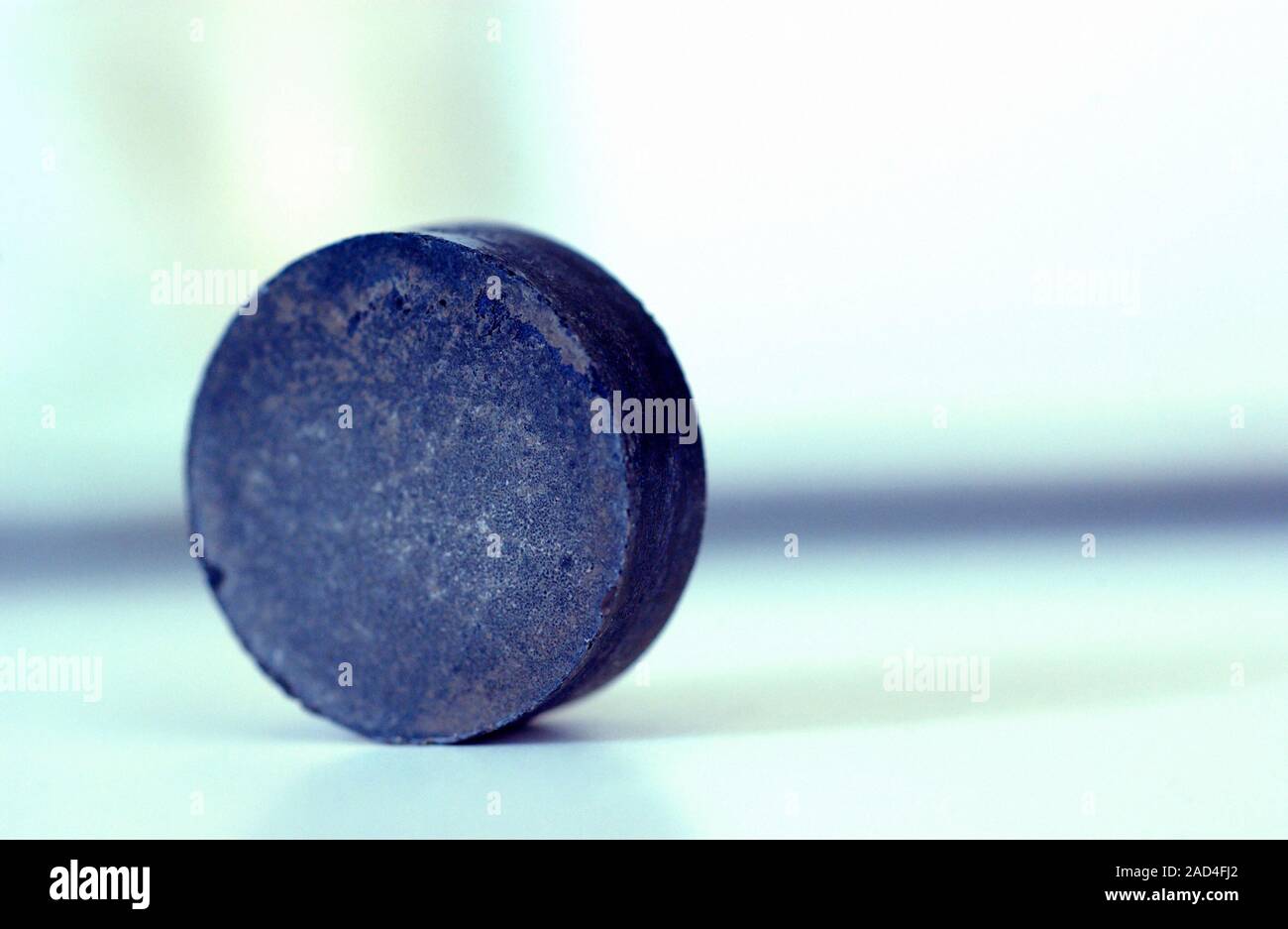 Neodymium-iron-boron magnet. This magnet was made using a new, one-step ...