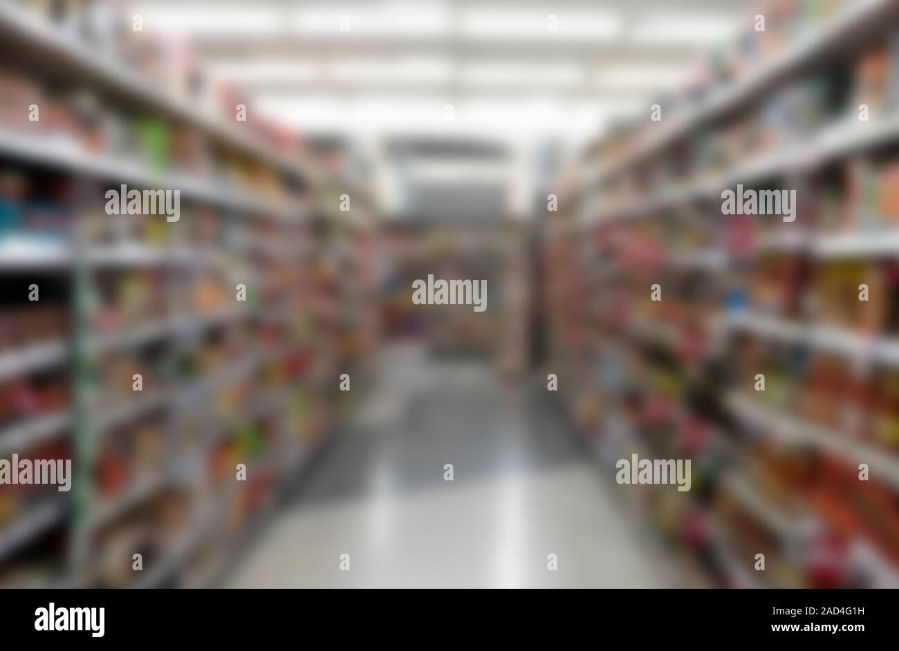 Abstract blur supermarket and retail store in shopping mall for ...