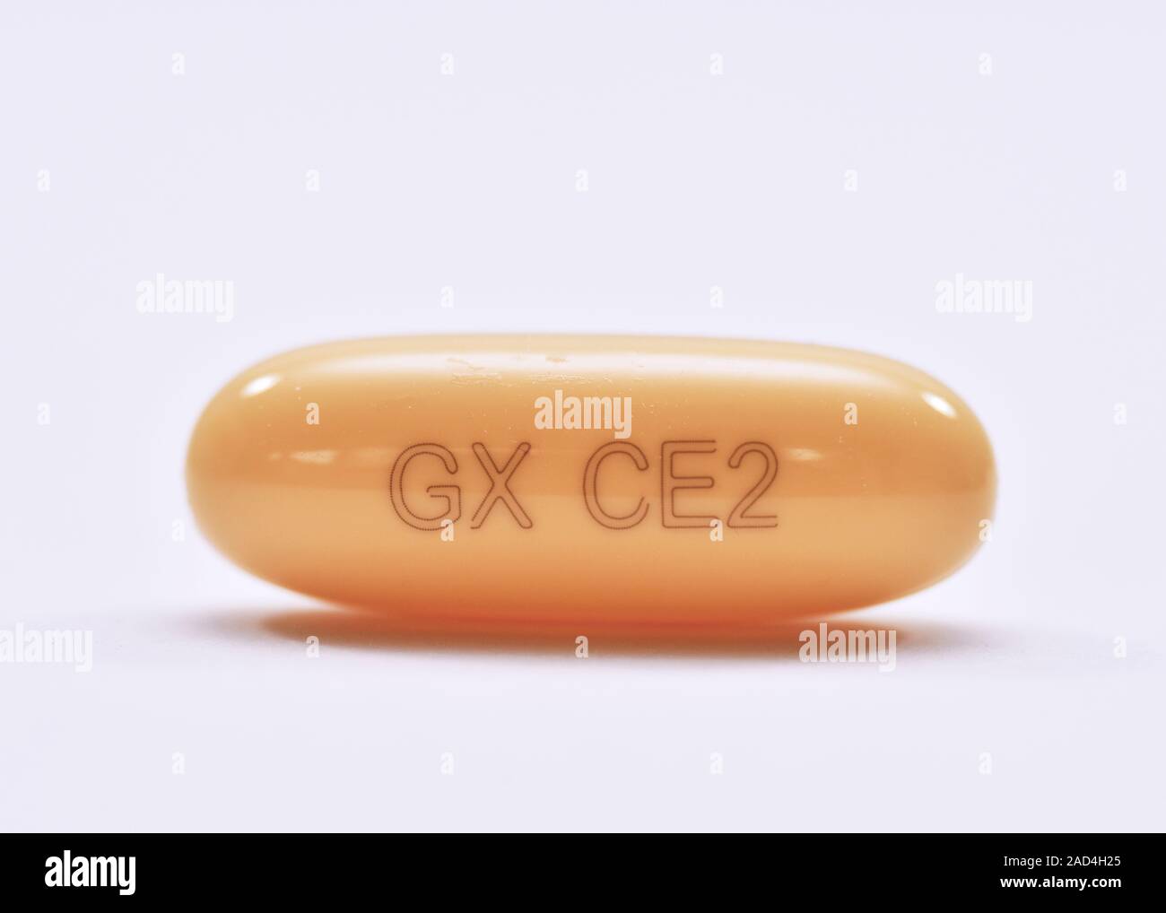 Dutasteride prostate drug. Capsule of dutasteride. Dutasteride inhibits ...
