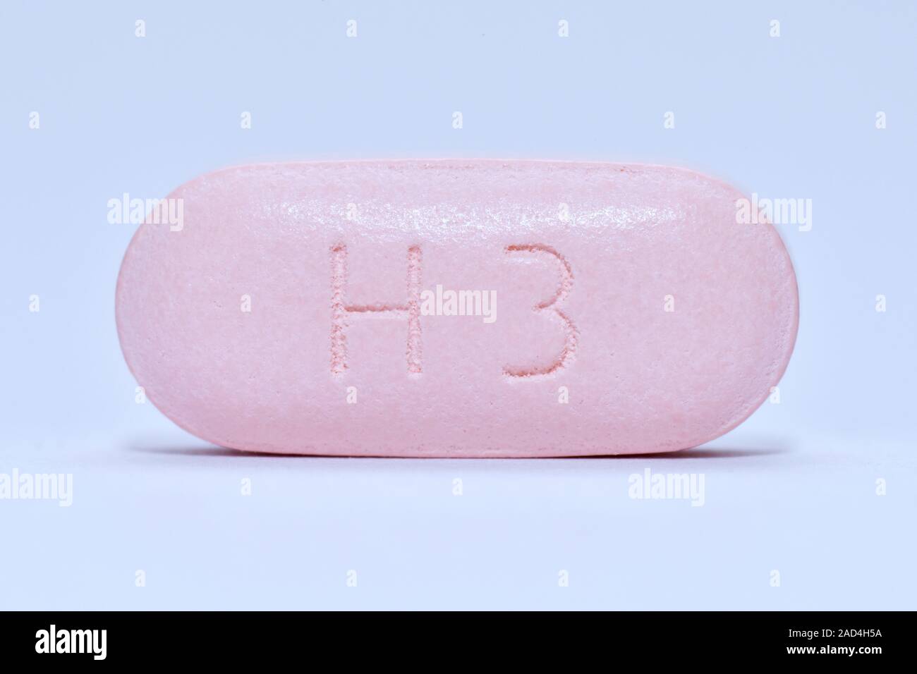 Tapentadol painkiller drug. Tablet of the opioid painkiller tapentadol ...