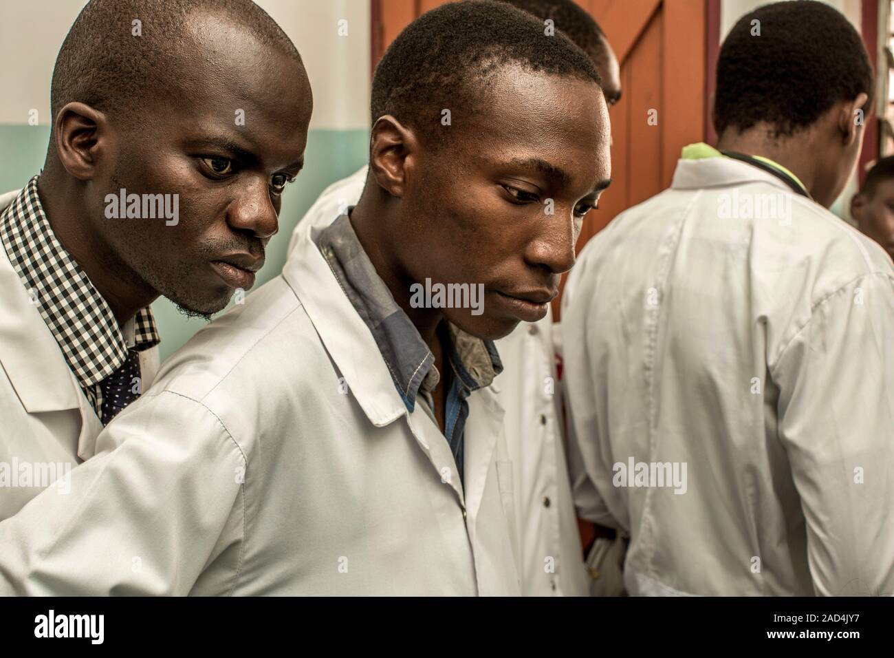 Hospital doctors. Photographed in St Mary's Hospital, Lacor, Gulu ...
