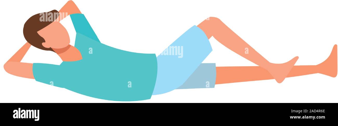 avatar lying man icon, flat design Stock Vector Image & Art - Alamy