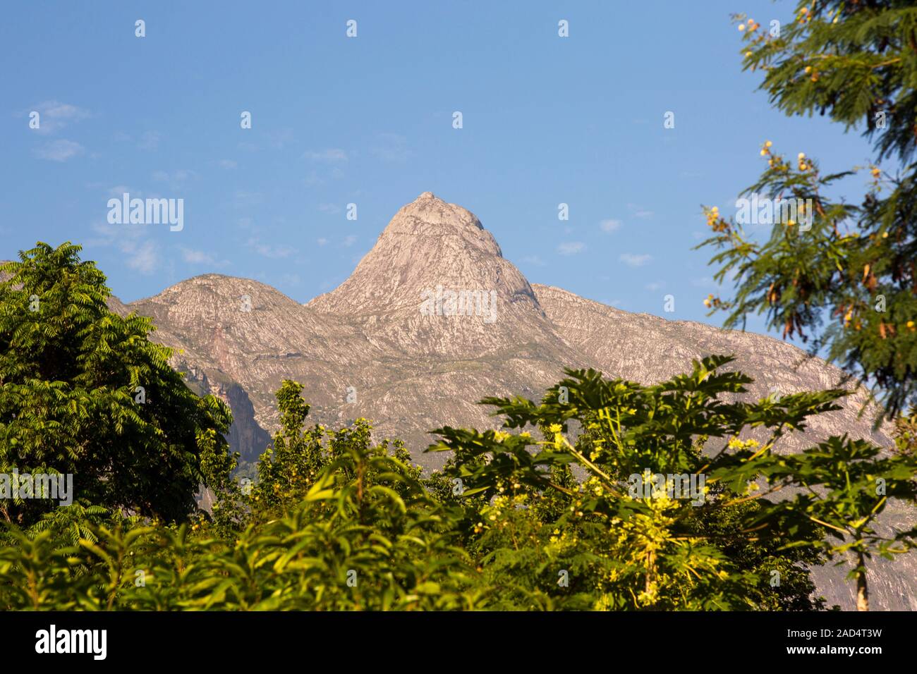 Mount Mulanje in Malawi, the highest peak in Africa south of ...