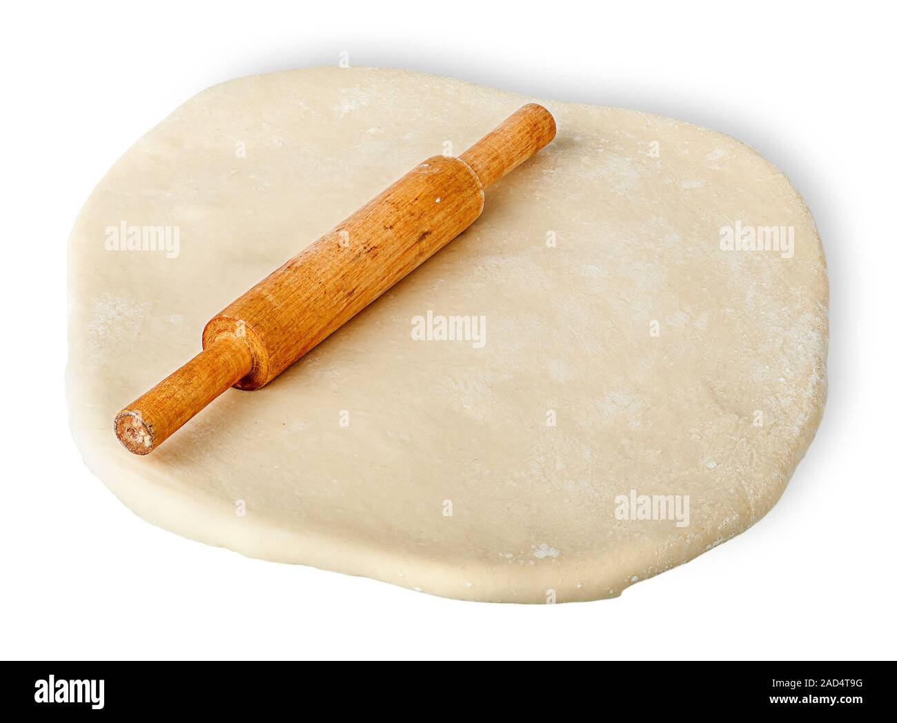 Pastry dough rolling pin Cut Out Stock Images & Pictures - Alamy