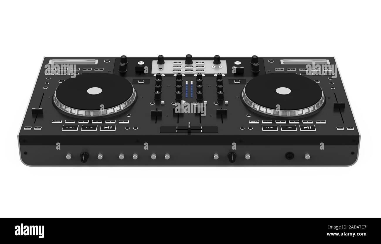 DJ Music Mixer Isolated Stock Photo - Alamy