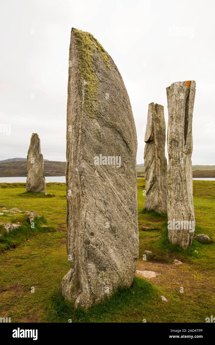 Callanish standing stones and stone circle on the Isle of Lewis near ...