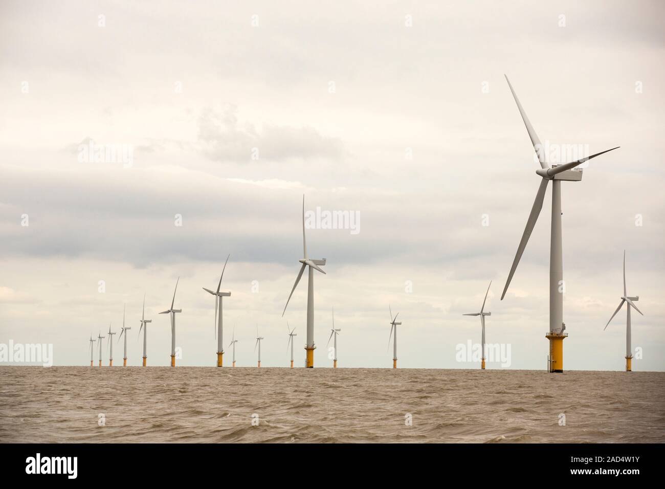 Gunfleet Sands offshore wind farm is owned and operated by Dong energy ...