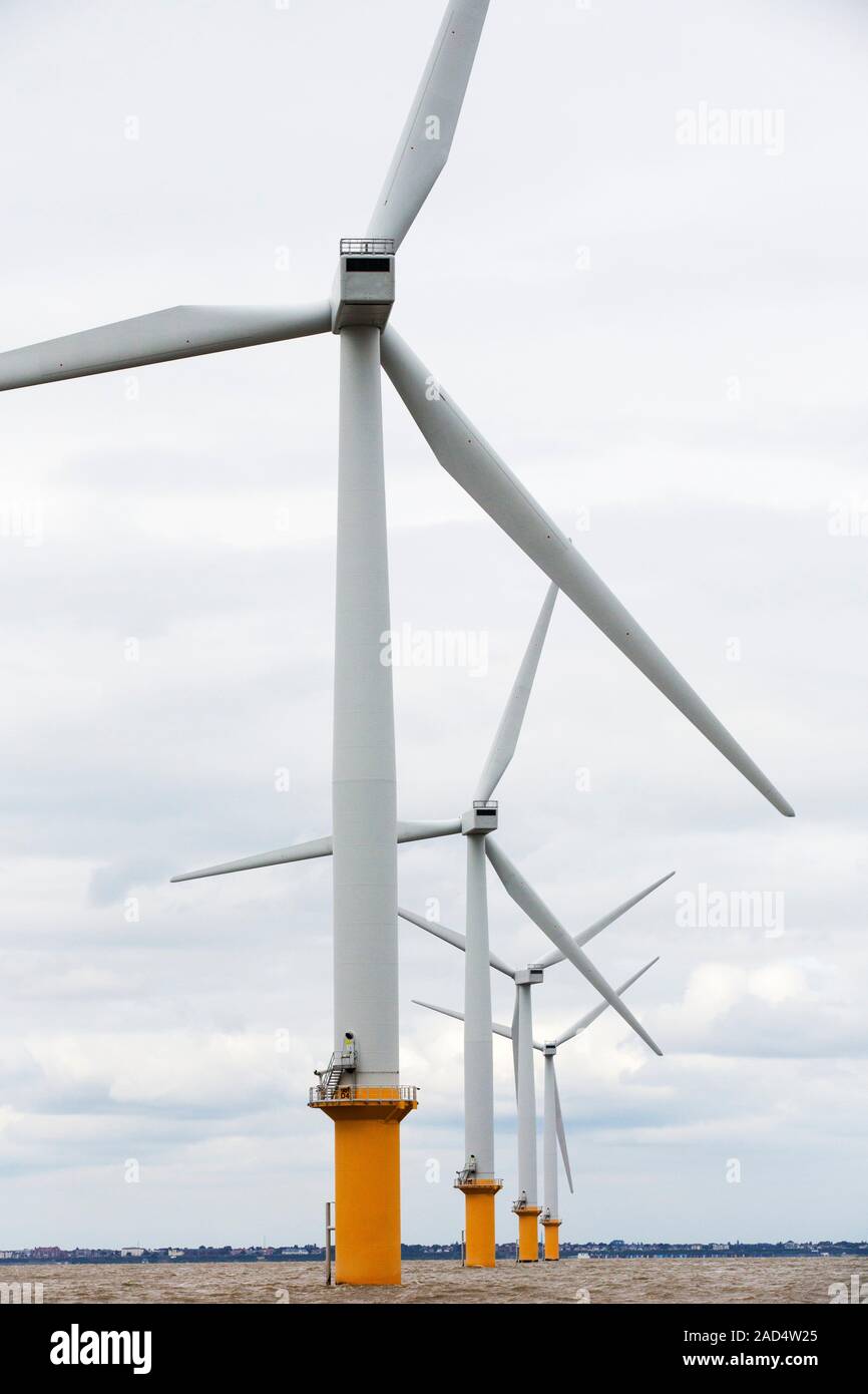 Gunfleet Sands offshore wind farm is owned and operated by Dong energy ...