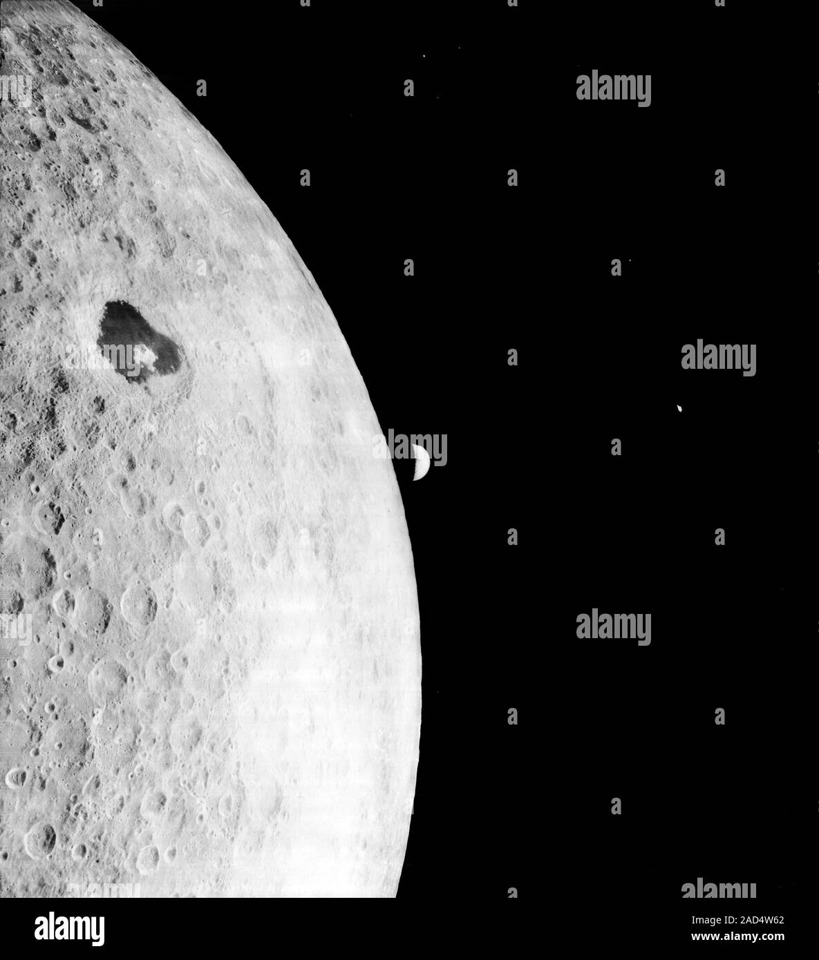 Earth From Lunar Landing Sites