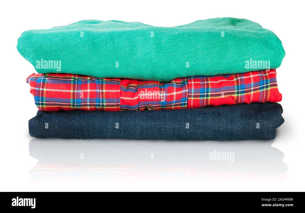 Stack of clothes hi-res stock photography and images - Alamy