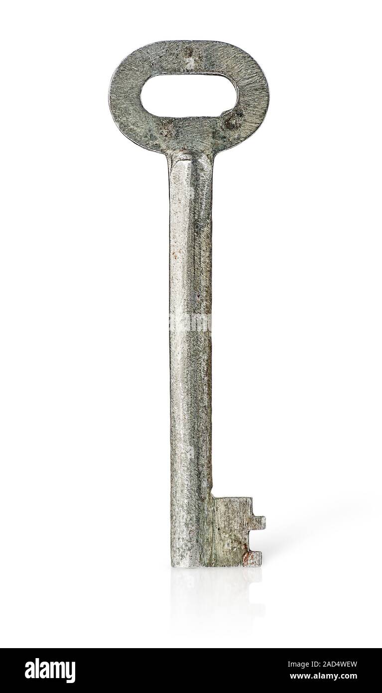 Old rusty big key vertically Stock Photo - Alamy