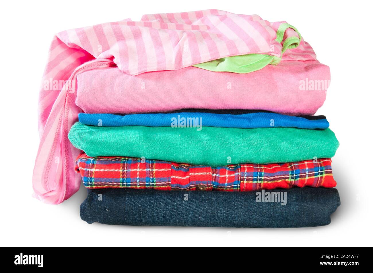 Pile of crumpled clothes hi-res stock photography and images - Alamy