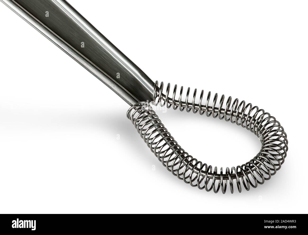 Closeup stainless kitchen whisk Stock Photo - Alamy