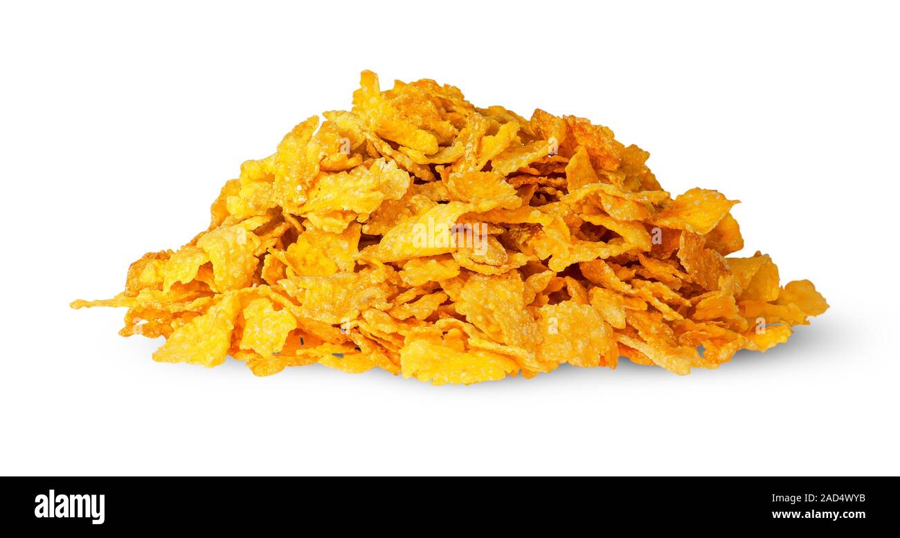 Pile of corn flakes Stock Photo - Alamy