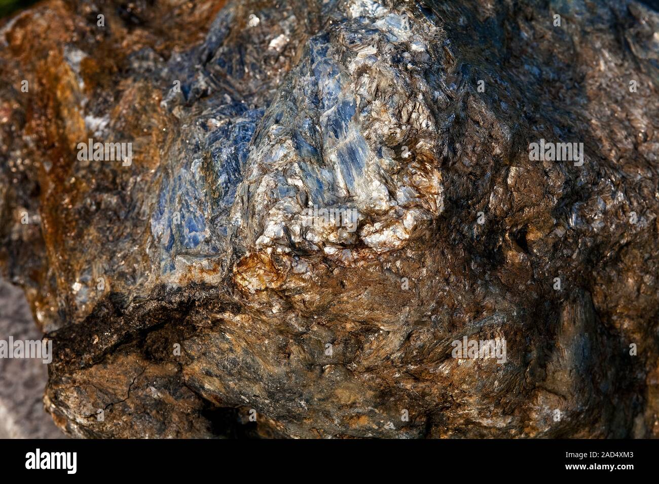 Surface of stone Cyanite, Nonsan,Chungcheongnam-do,Korea Stock Photo ...