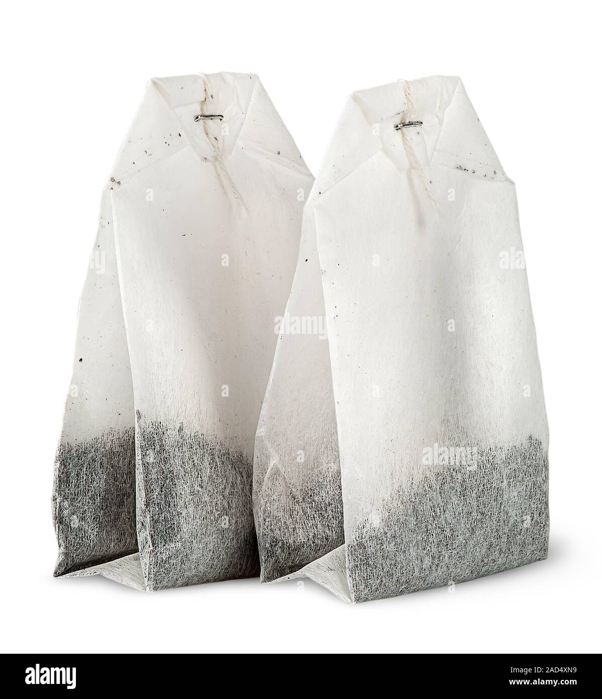 Two tea bags each other Stock Photo - Alamy