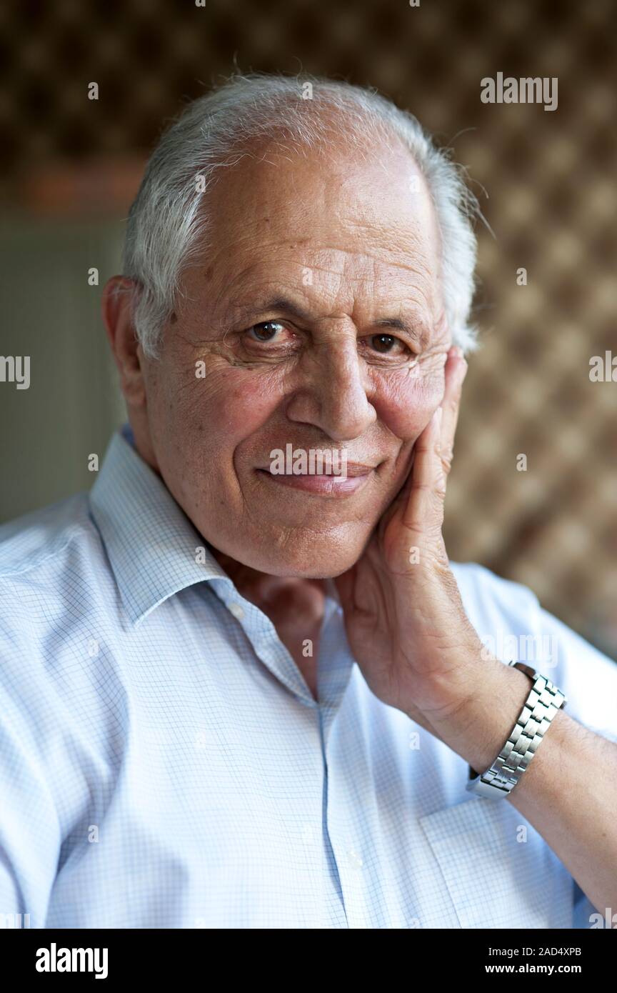 Portrait of a man with facioscapulohumeral muscular dystrophy (FSHMD ...