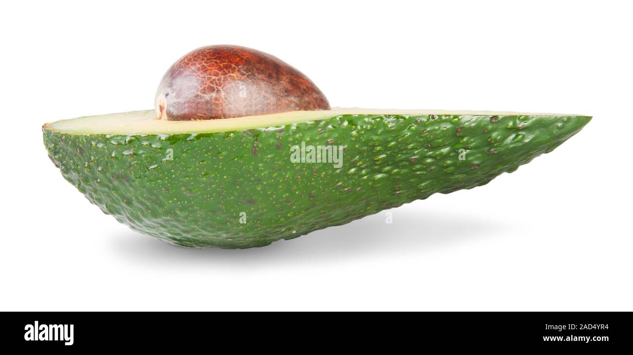 Half An Avocado Stock Photo - Alamy