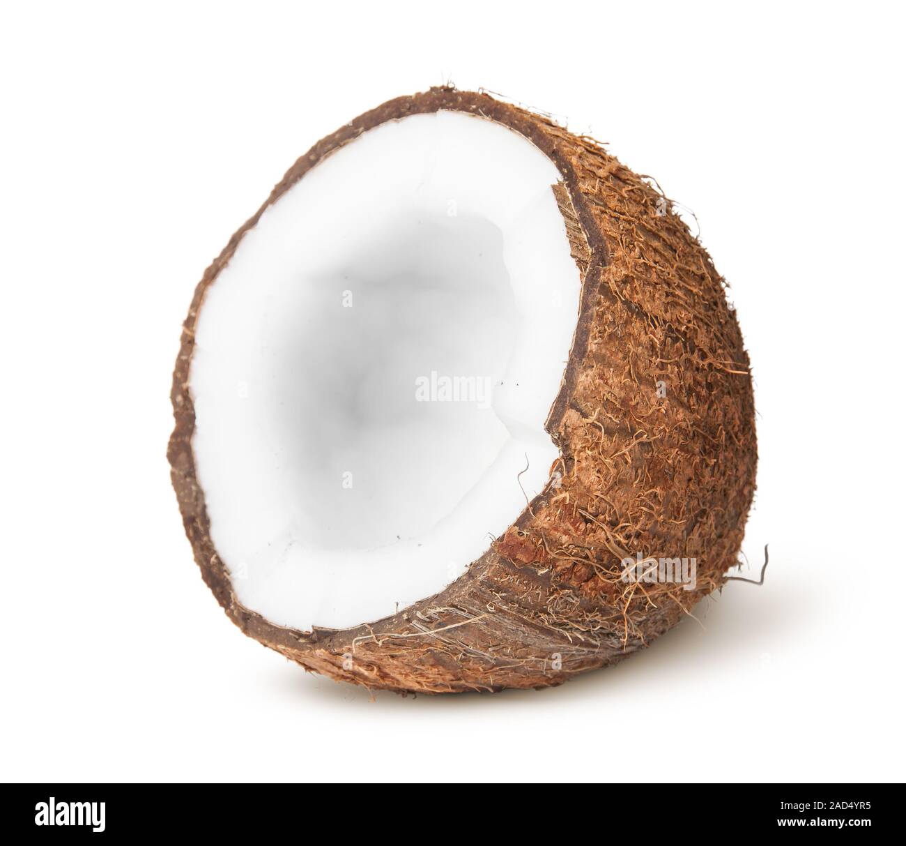 Half of coconut Stock Photo - Alamy